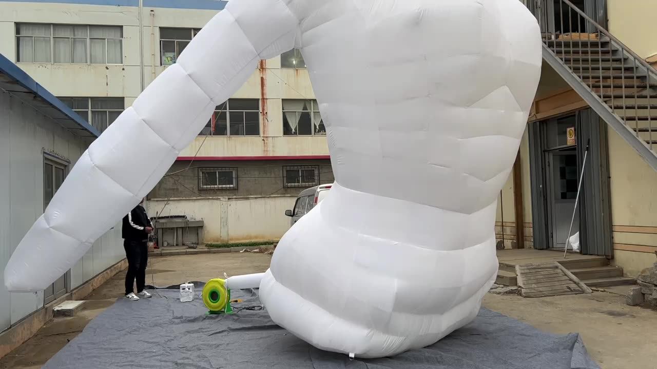 Custom Inflatable Figure Girl,Realistic Inflatable Girl Cartoon With ...