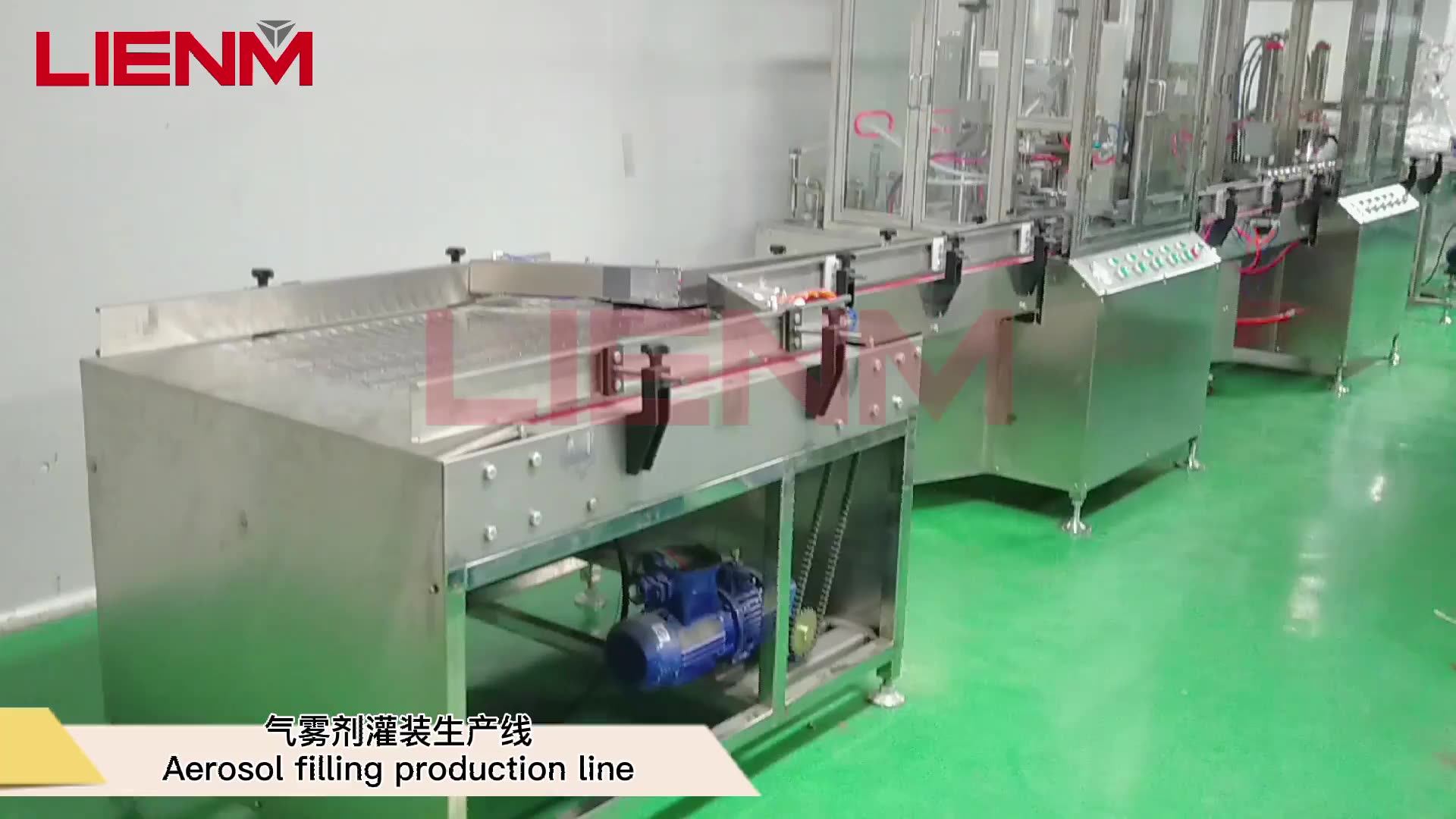 Lienm Automatic Aerosol Filling Machine Aerosol Can Production Line ...