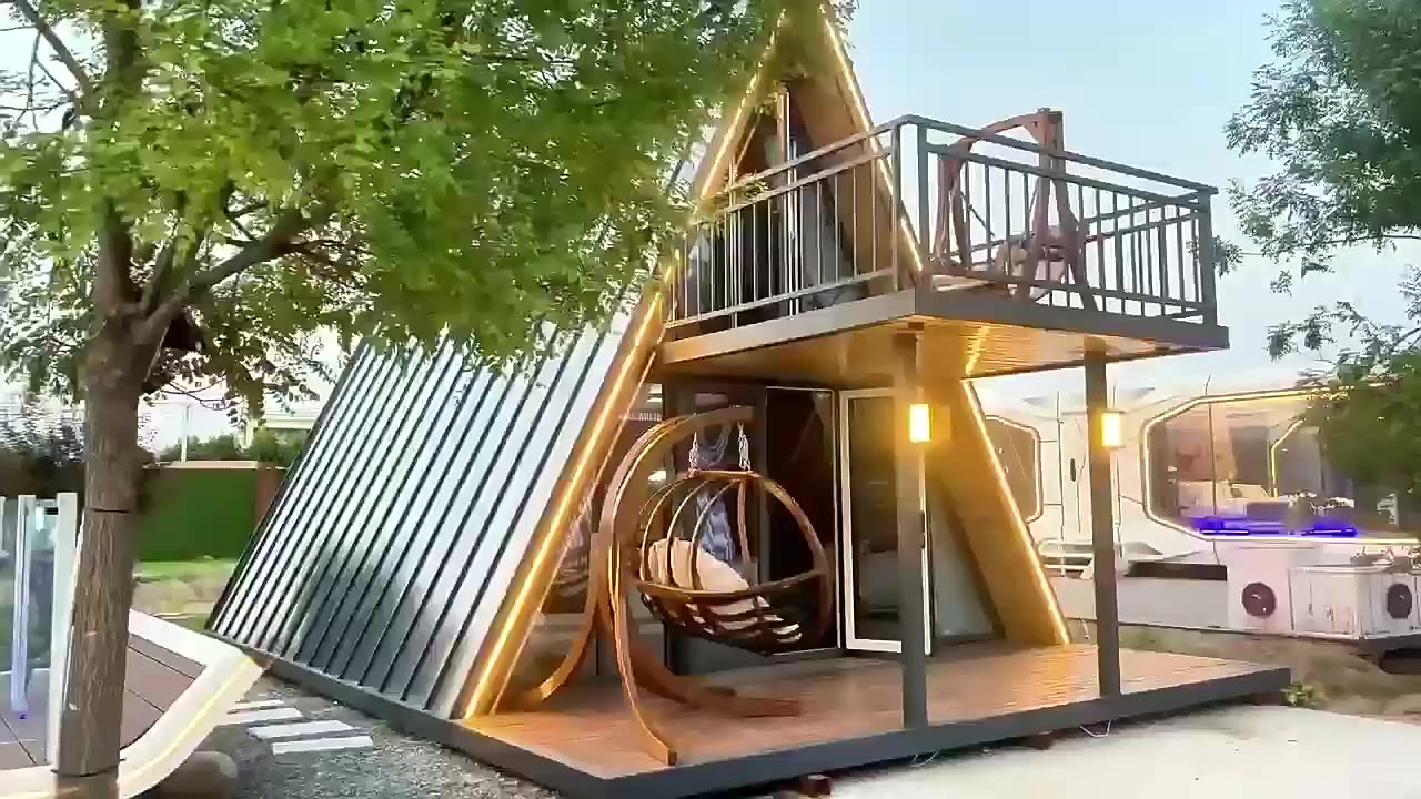 Customized Modular Luxury Camping Prefabricated Resorts Cabin Apartment ...