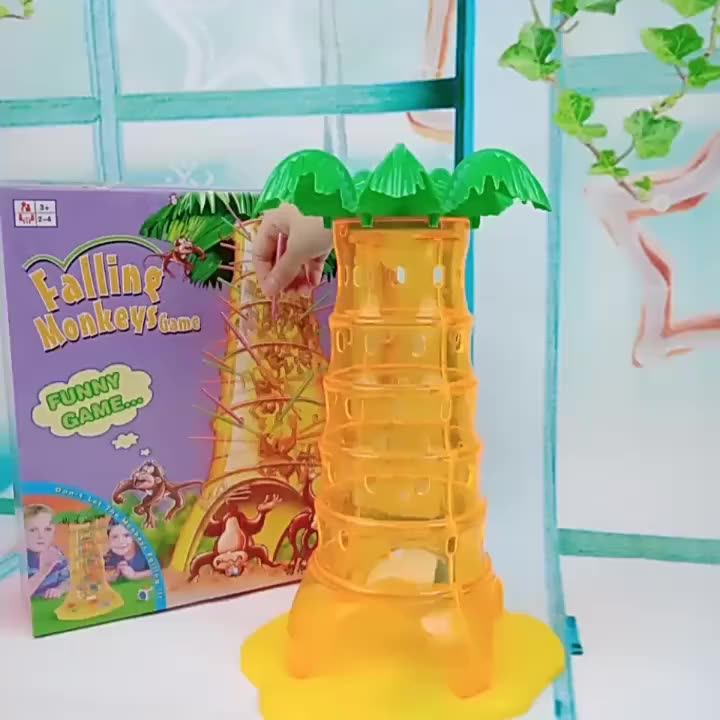 Tumbling Monkey Toy Plastic Monkey Balance Kids Tumblin Monkey Family ...