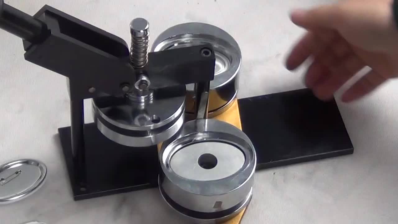 Hand Press Button Machine Interchangeable Mould Handheld Button Machine ...