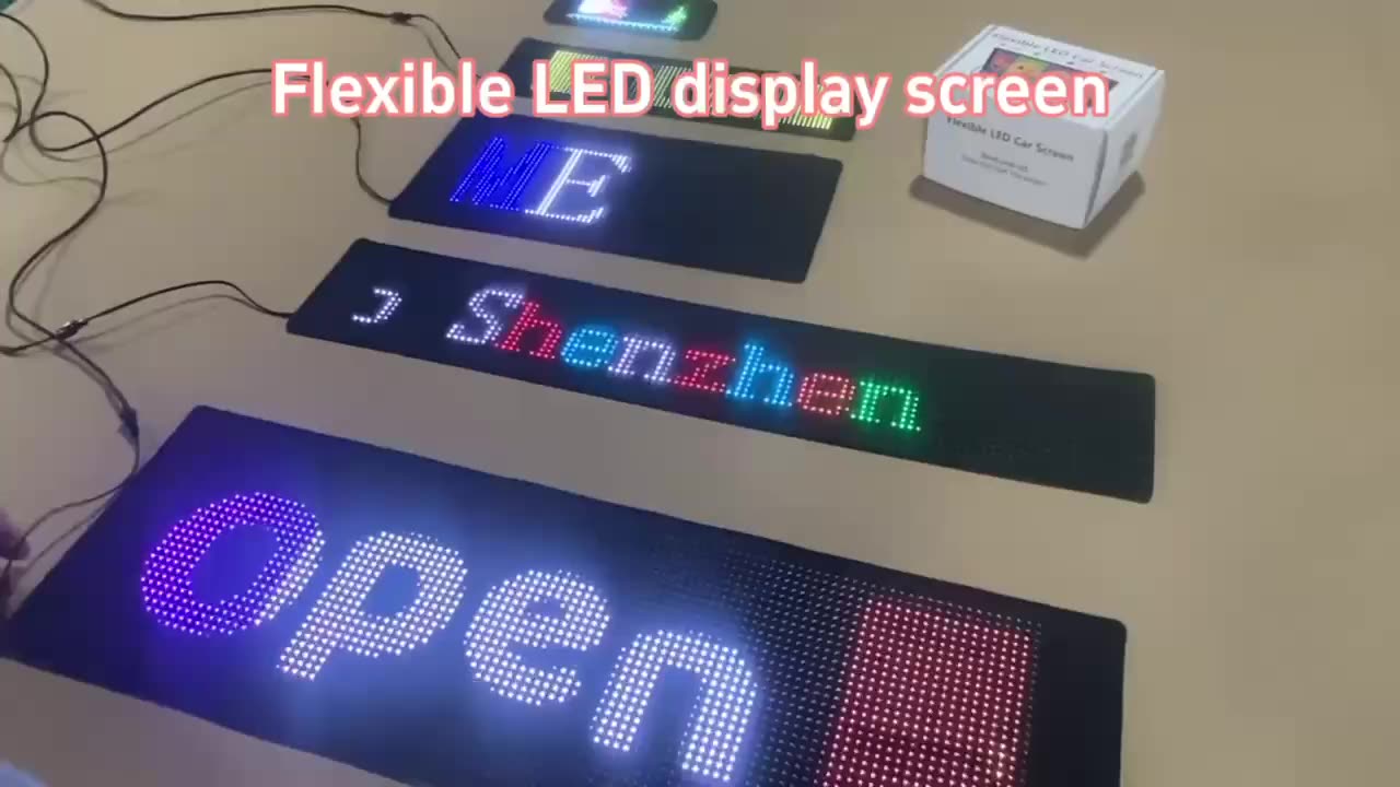 Programmable Scrolling Pattern Animation Image Digital Signs Pixel ...