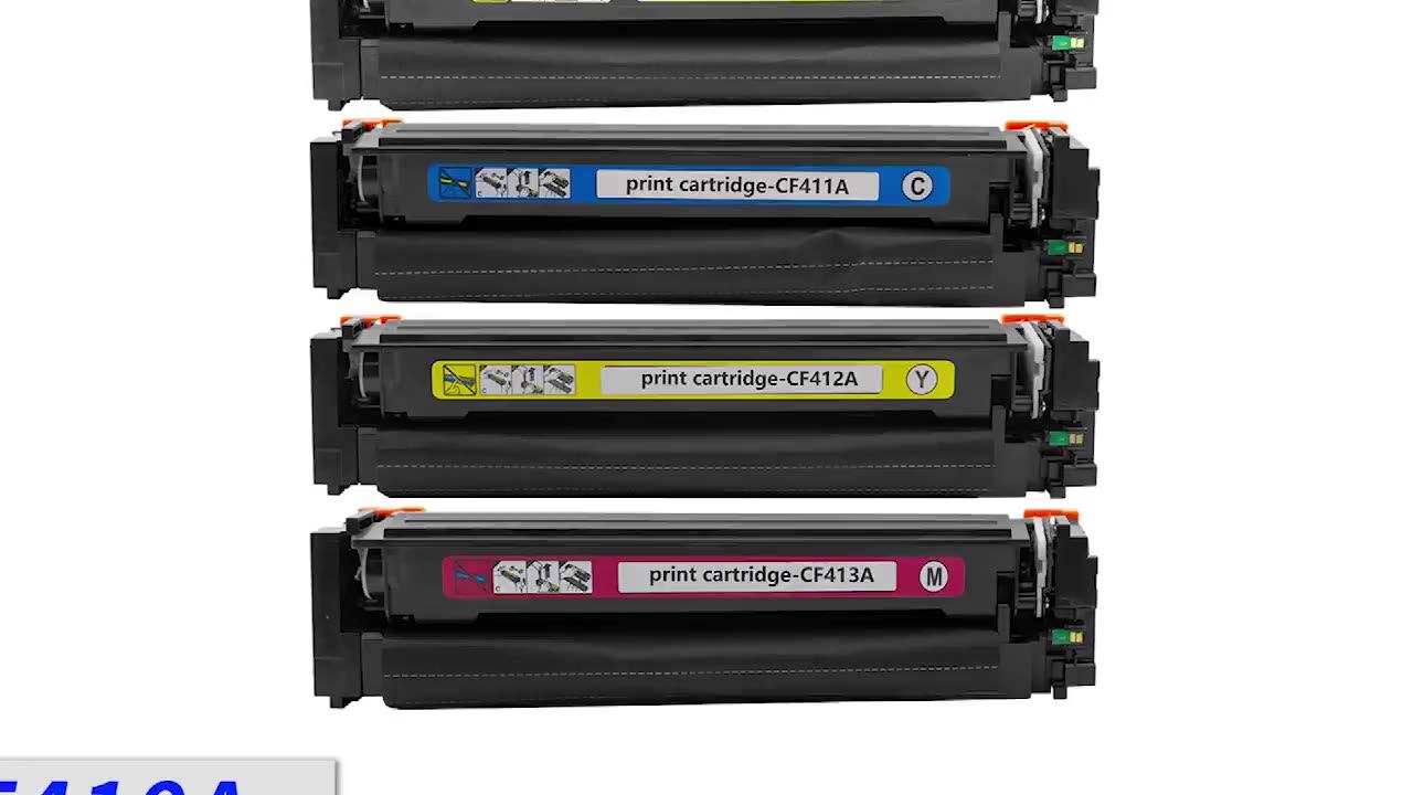 Fuluxiang Compatible Cf410a Cf411a Cf412a Cf413a Printer Toner ...