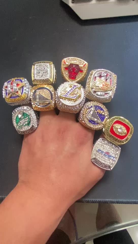 Custom Baseball Softball Volleyball Youth Champion Rings Basketball ...