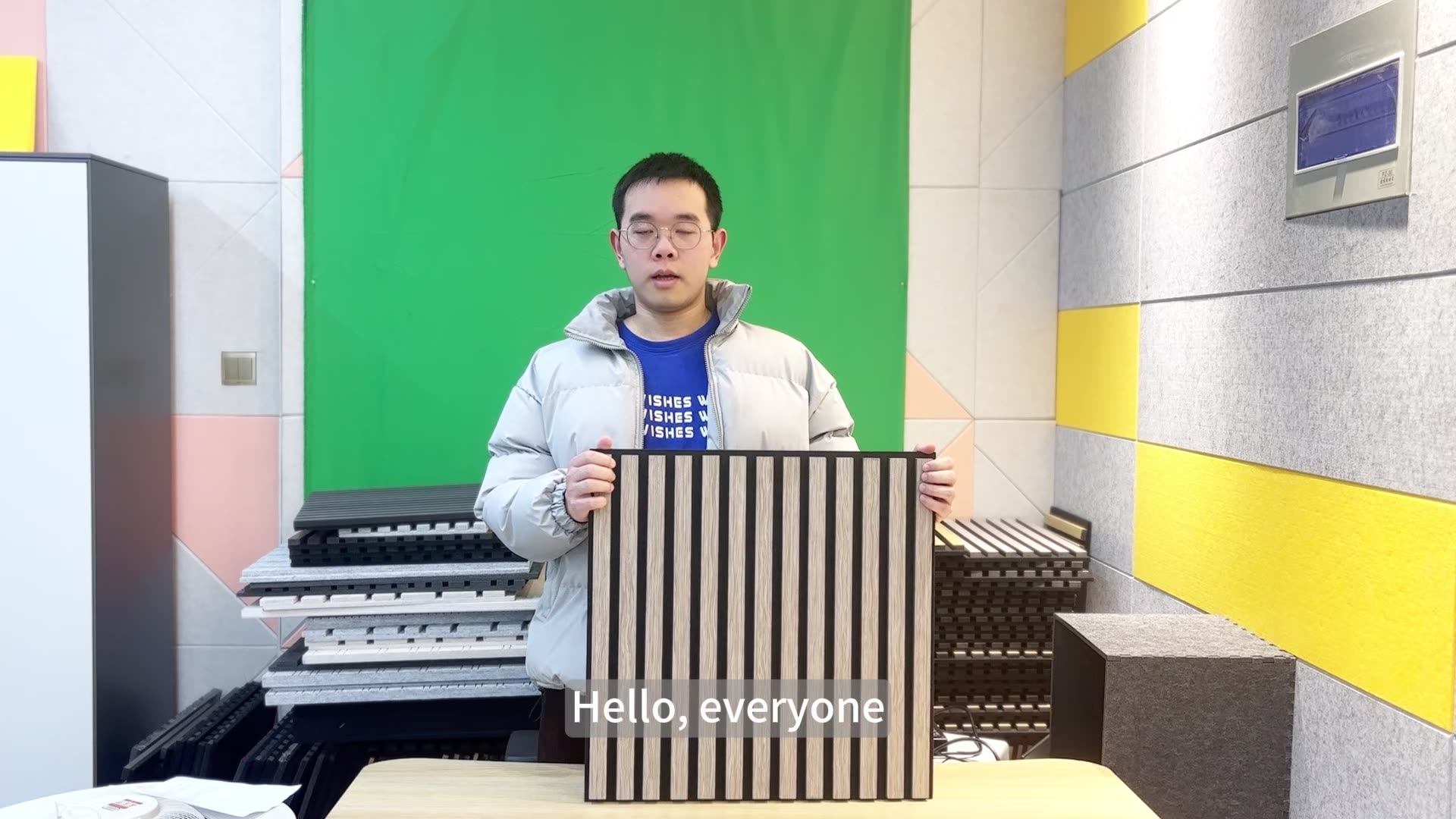 Latest Slatted Sound Proof Akupanel Acoustic Panel Wooden Slat Acoustic ...