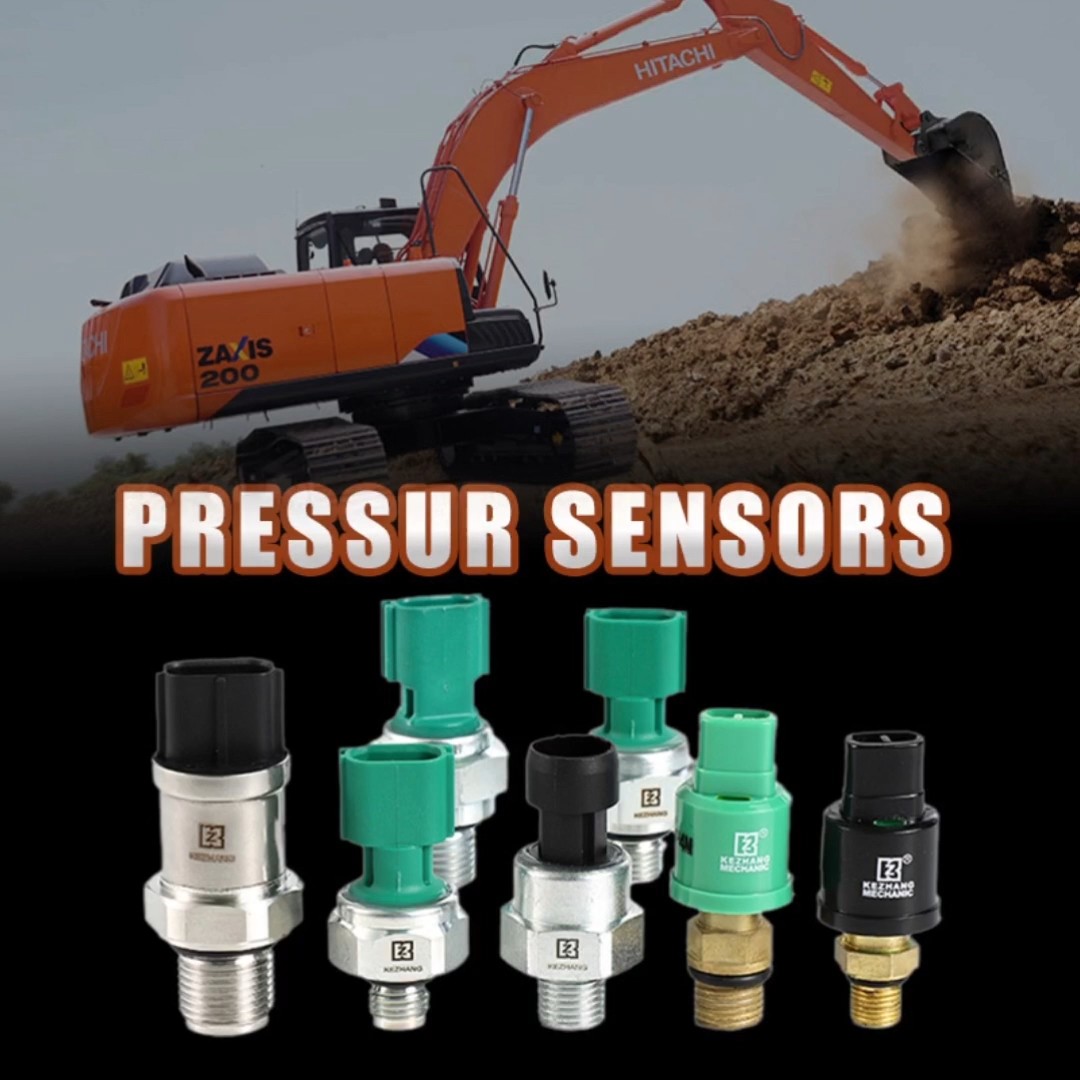 Excavator Pressure Sensor Oil Hydraulic Switch Air Conditioner 1 ...