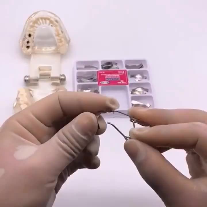 Saddle Contoured Metal Matrices Universal Kit/dental Matrix Band ...