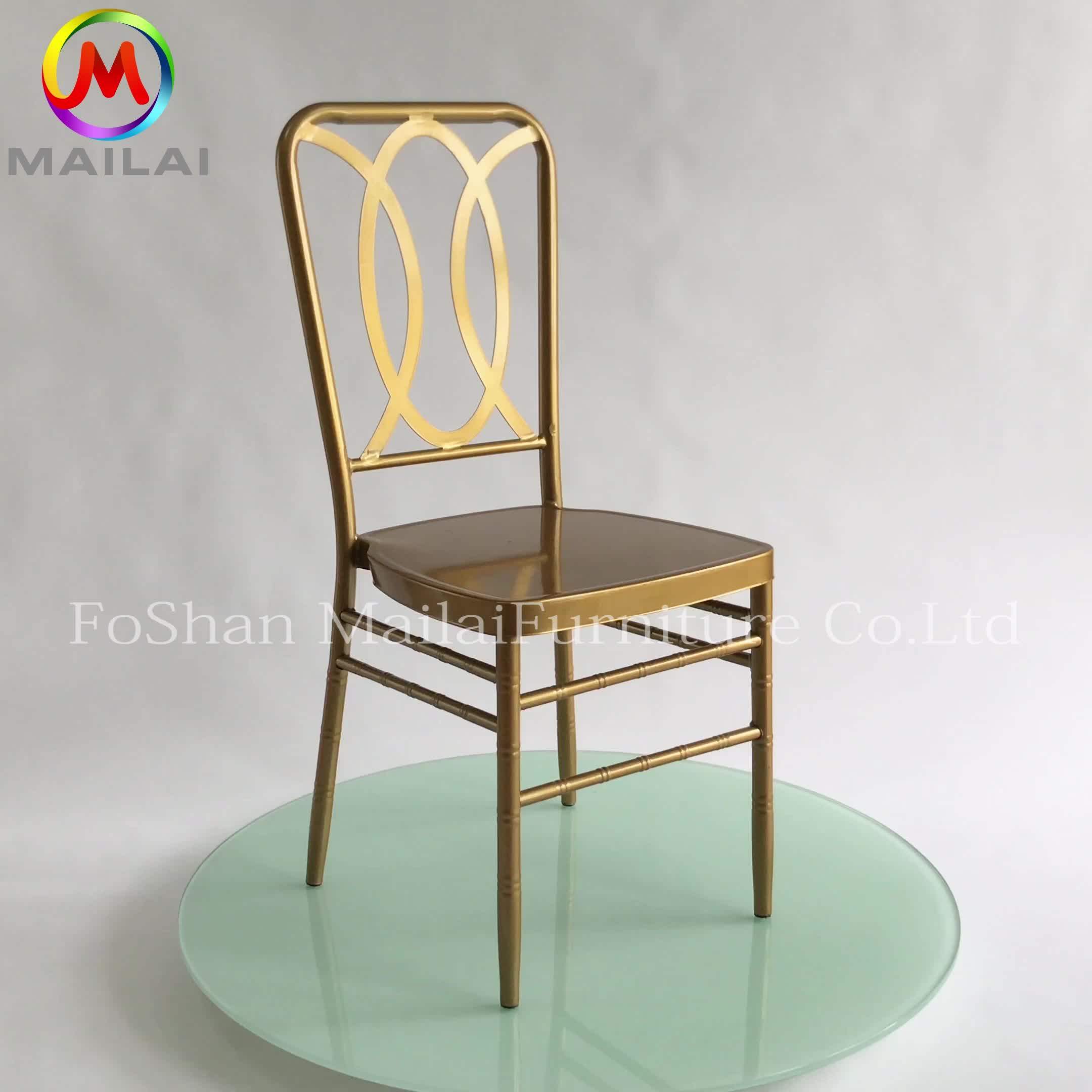 Luxury Classic Iron Stacking Metal Phoenix Chair For Wedding - Buy High ...