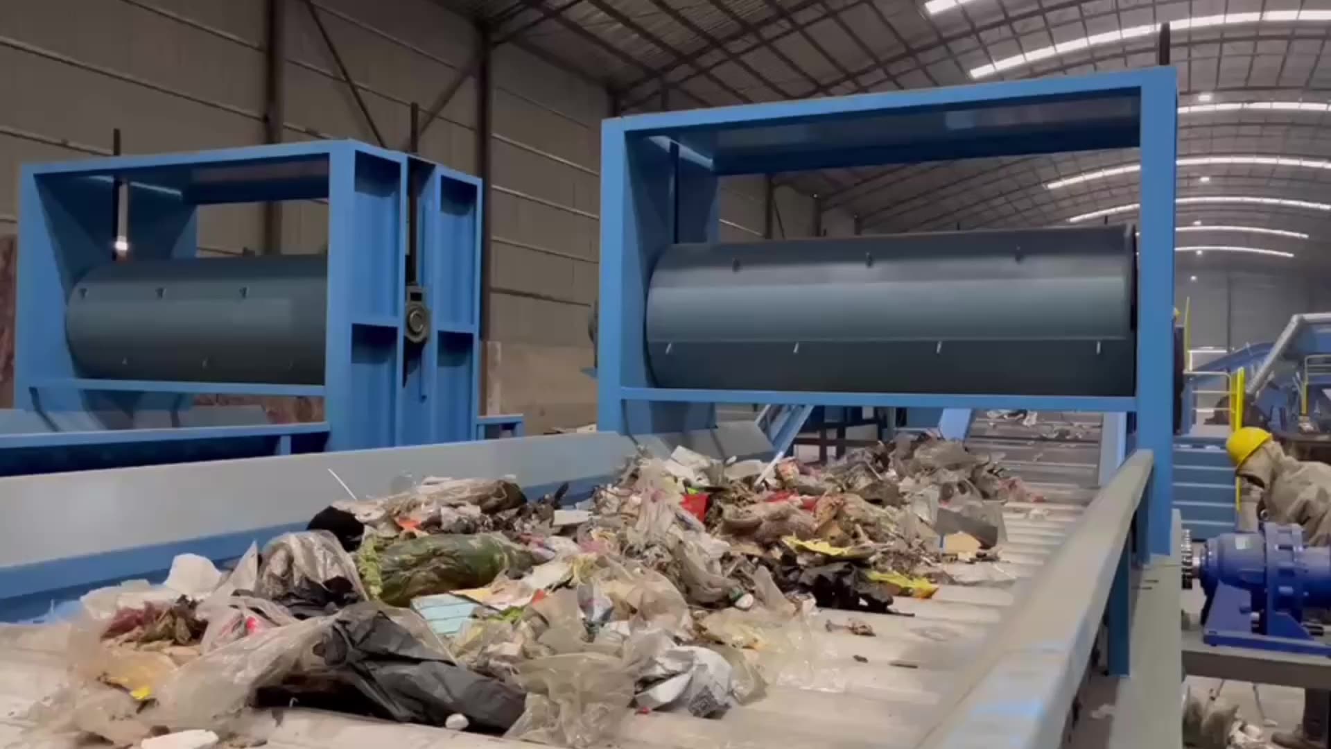 Domestic Garbage Recycling Machine Municipal Solid Waste Sorting ...