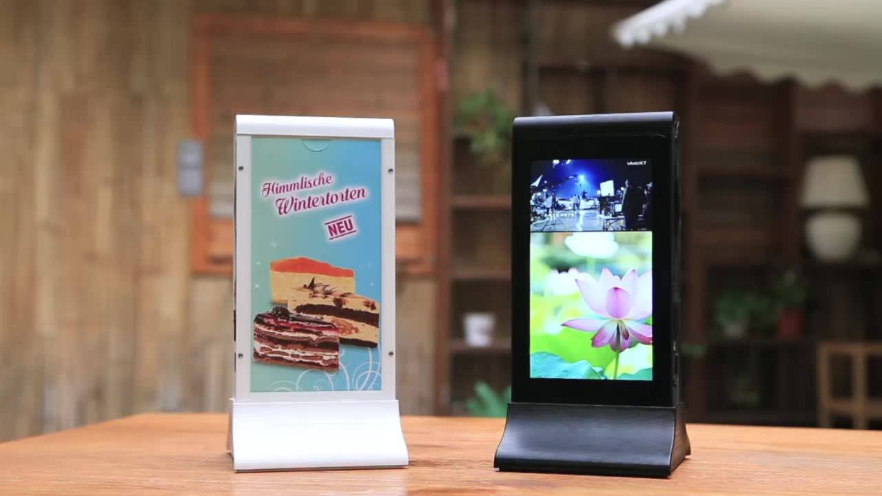 New Product 20000mah Restaurant Table Menu Power Bank Table Power ...