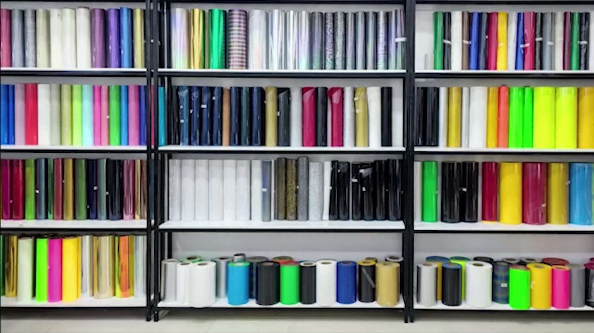 Heat Transfer Lettering Film Plotter Cut Logo Htv Pes/tpu Film Rainbow ...