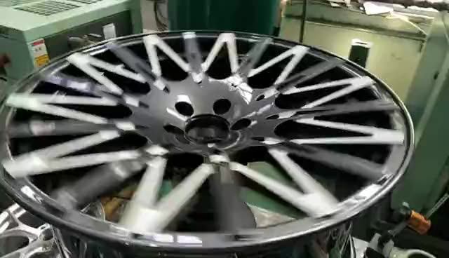 Brushed 1 Piece Monoblock Forged Wheels 24 Inch Staggered Escalade Car ...