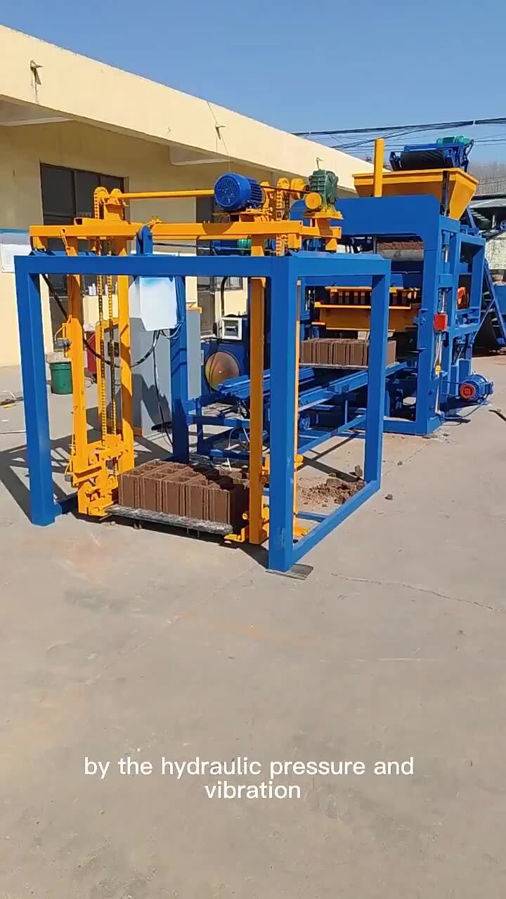 Fuda Factory Qt4-18 Concrete Interlock Chb Block Molding Machine Cement ...