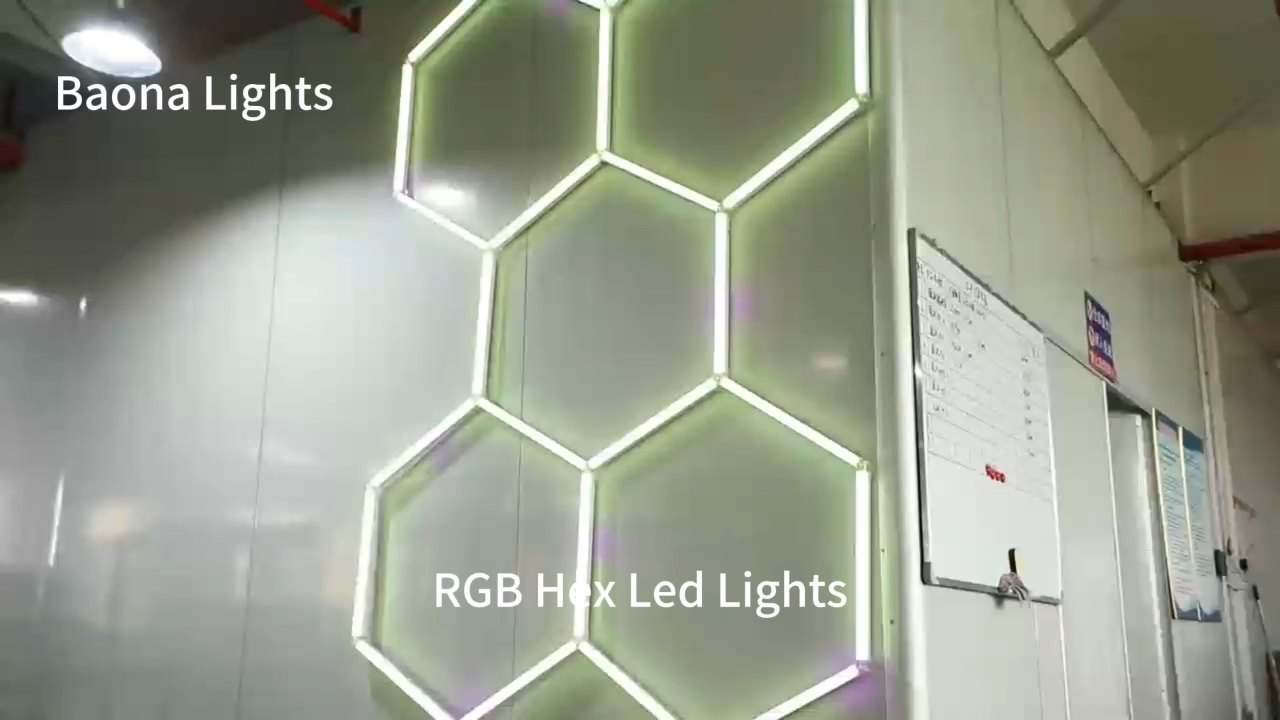 High Quality 110-230v Hexagonal Led Light Hexagon Garage Lighting ...