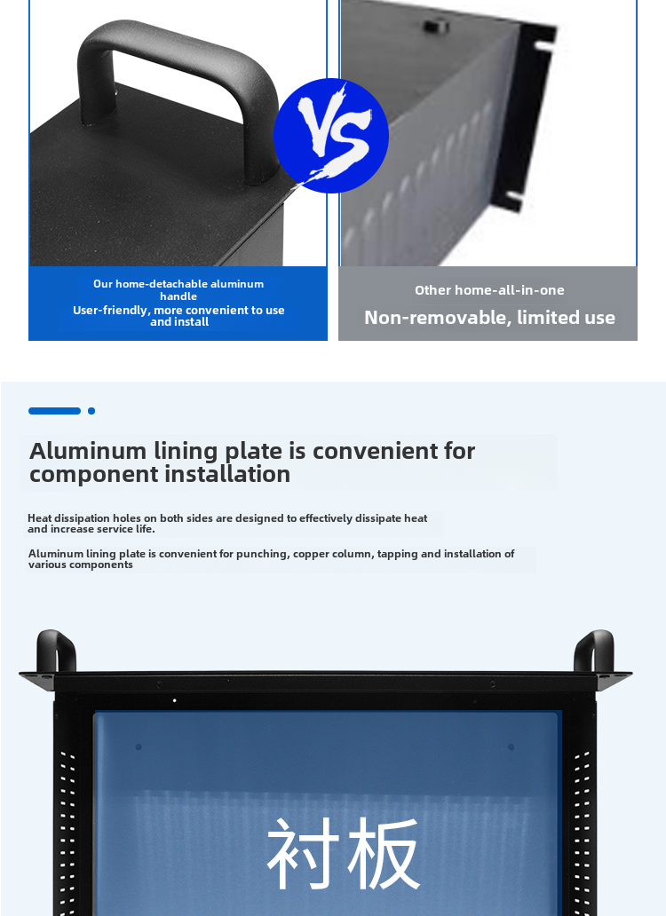 1U2U3U4U5U6U Industrial Control Server Chassis Amplifier Chassis ...