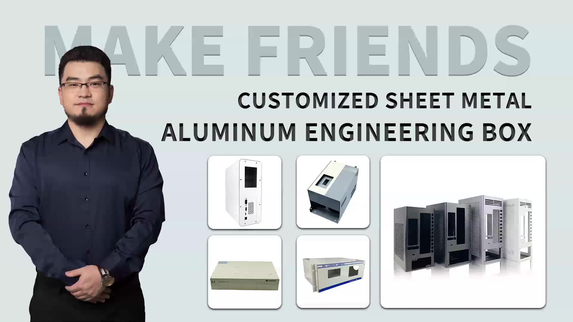 Custom Manufacturing Sheet Metal Fabrication Aluminum Project Box Case ...