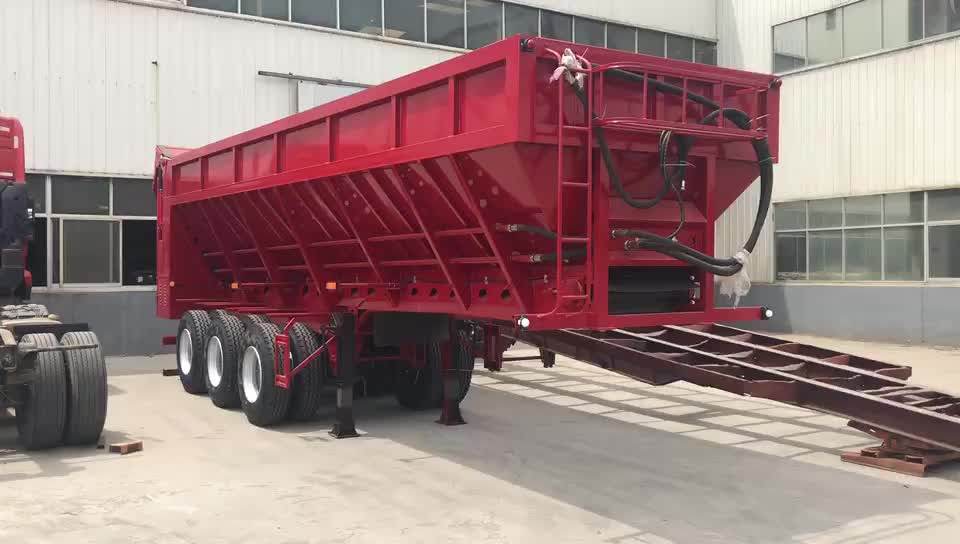 Factory Live Bottom Belt Trailer Tipper Truck Walking Floor Trailers ...