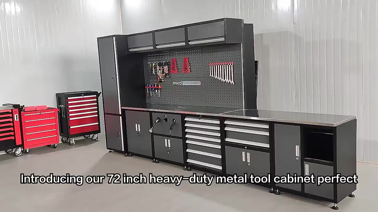 4-drawer Rolling Plastic Tool Cabinet Trolley Cart Garage Workshop Tool ...