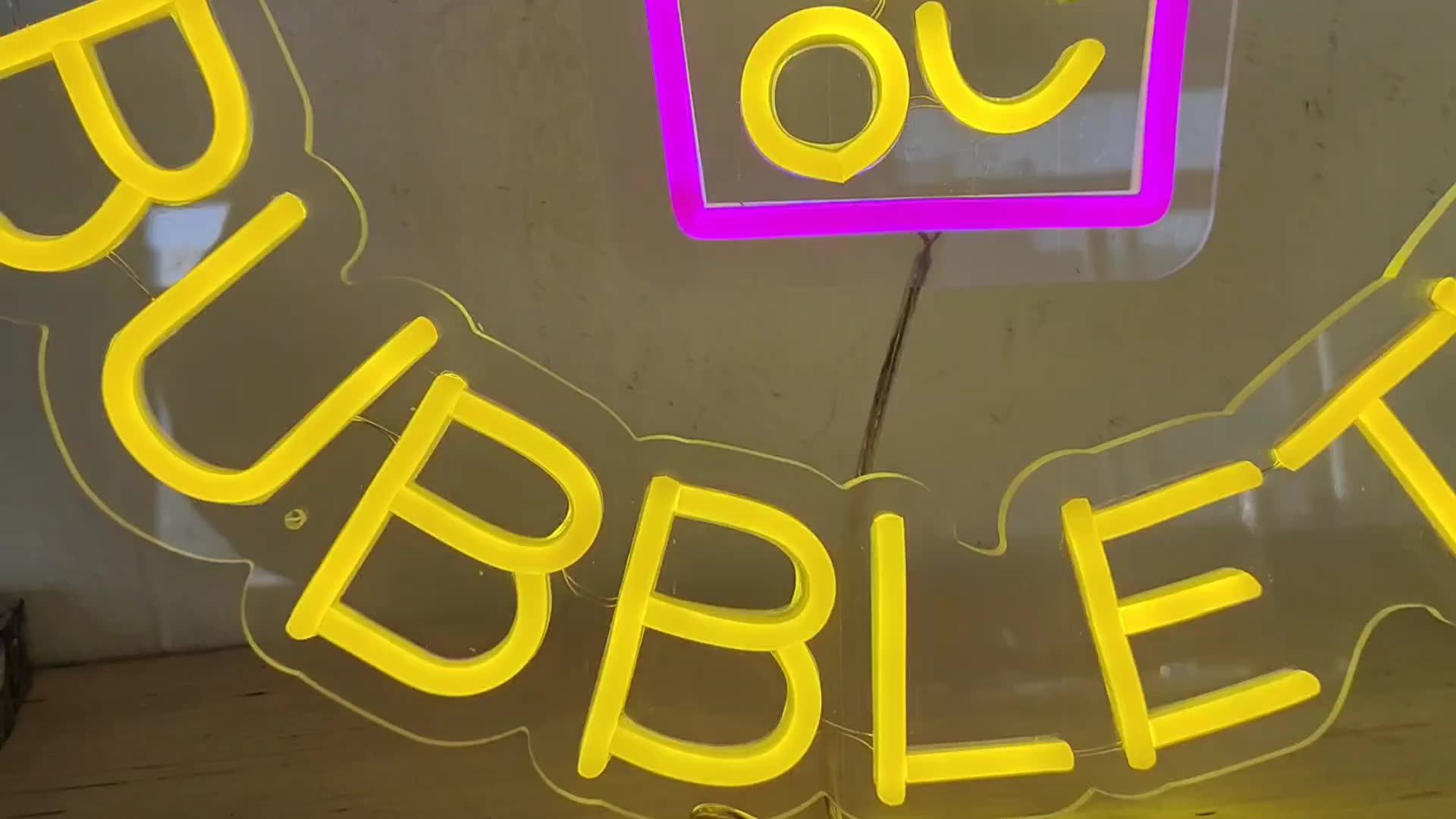 Milk Tea Boba Juicy Bubble Tea Neon Sign Custom Light Sign Logo Led ...