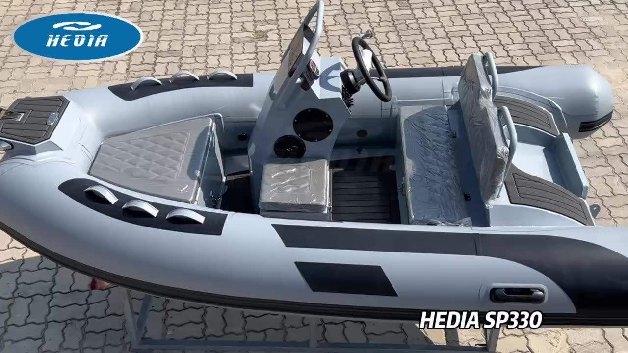 Hedia 11ft Semi Rigide Bateau Orca Hypalon Material Deep V Hull Rib ...