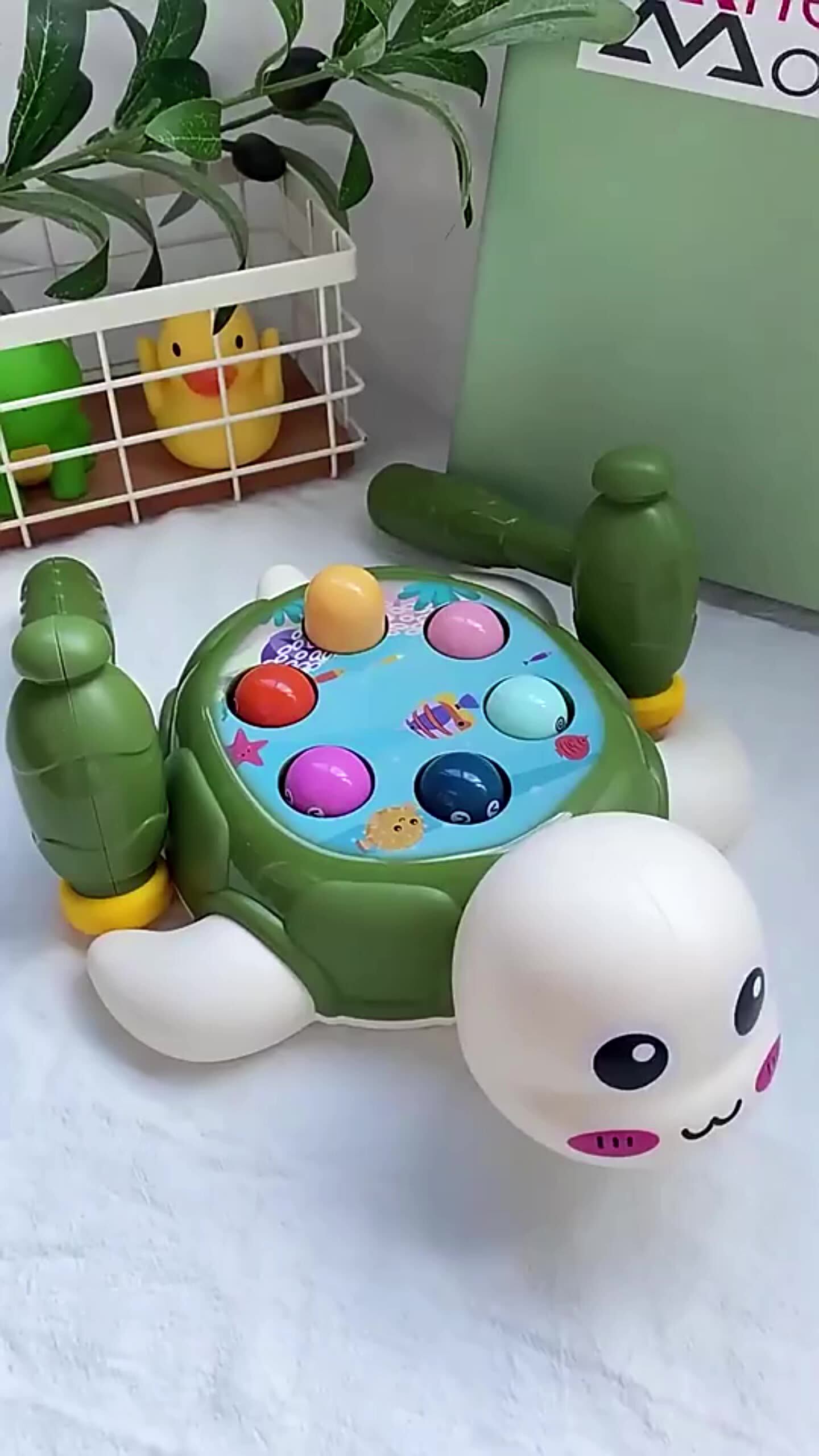 Hot Selling Whack-a-mole Toy Children Smart Knock Hammer Turtle Music ...