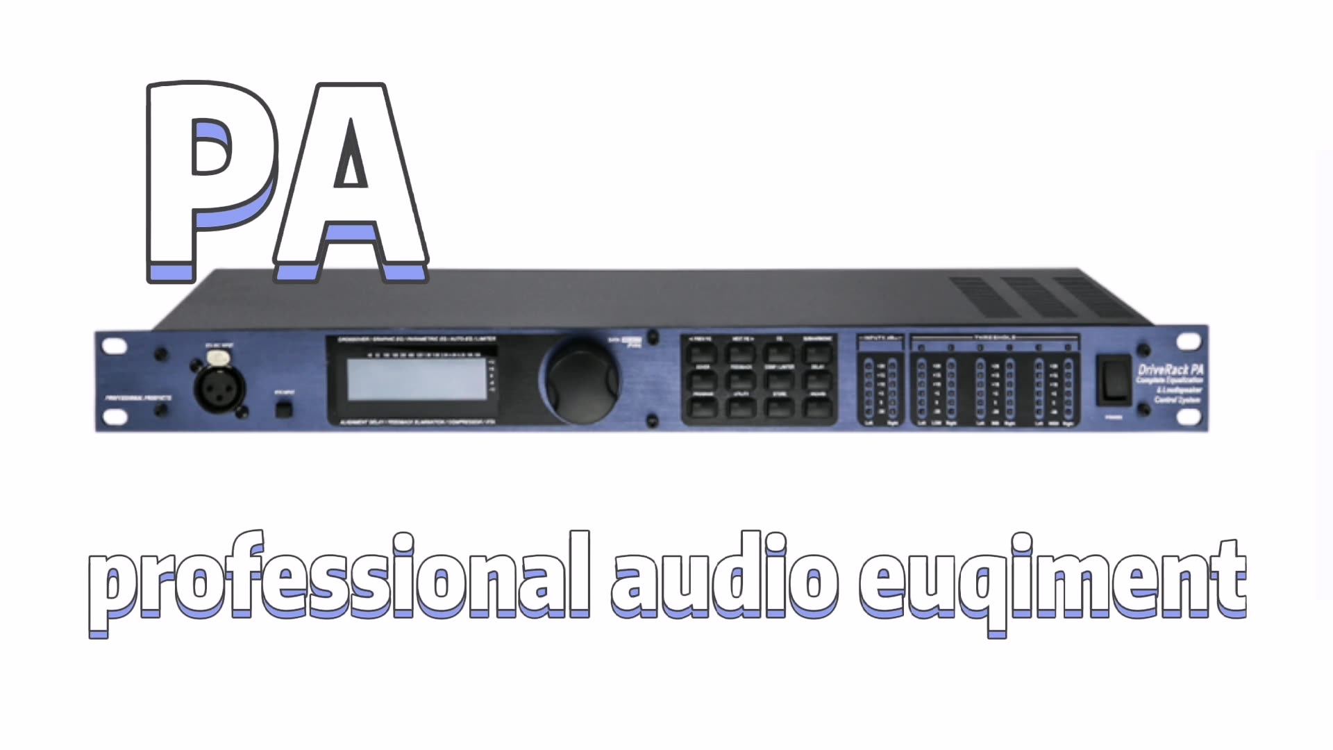 Audio Processor Drive Rack New Driverack 260 Pa Digital With Stable ...