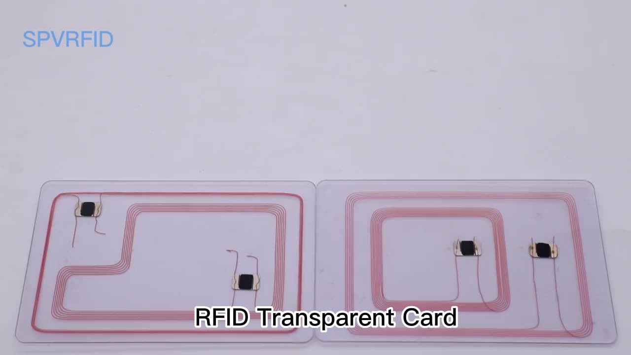Programmable Dual Chip Transparent Rfid Rewritable Nfc Card - Buy Nfc ...