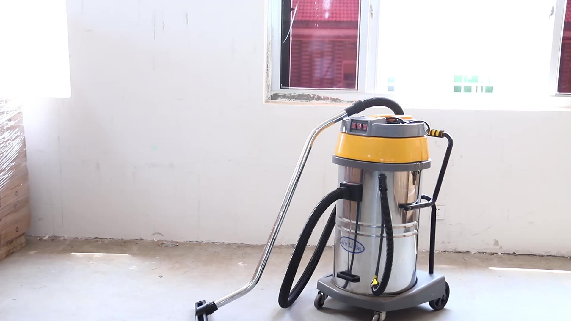 Large Capacity 100l Super Powerful Motor Industrial Wet And Dry Vacuum ...