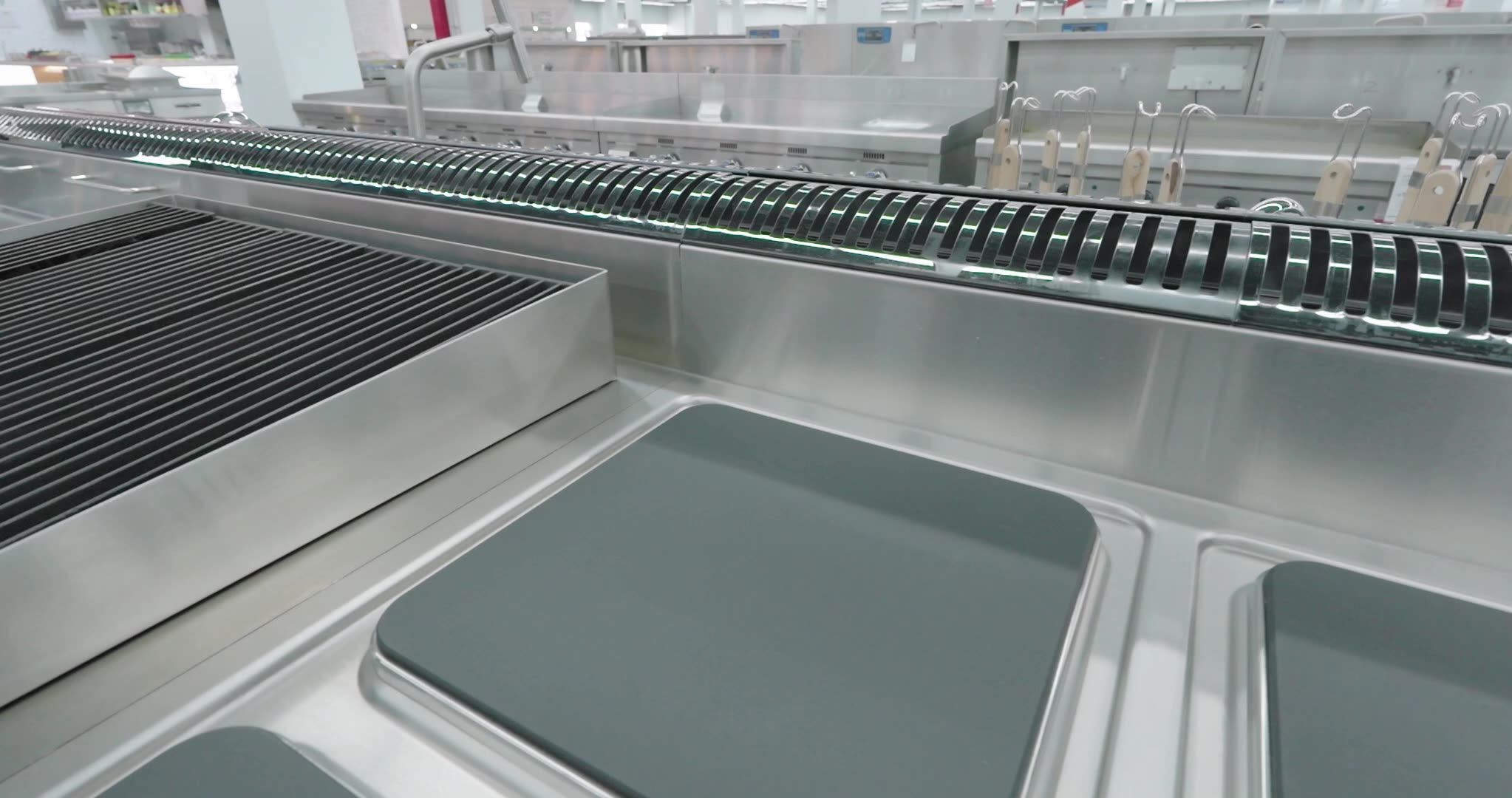 Commercial 4 Burner Induction Stove Industrial Stainless Steel Electric ...