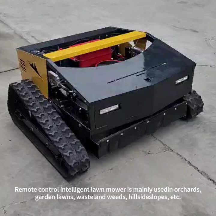 Tracked Radio Controlled Grass Cutter Robotic Mowers Professional ...