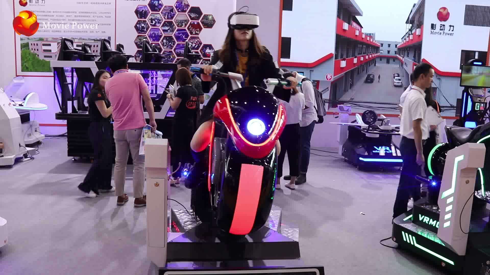 Italy Amusement Park Virtual Reality Motorbike Simulator Ride 9d Vr ...
