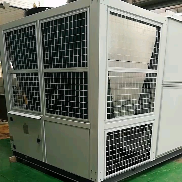 Metal Centrifugal Fan Conditioning Air Handling Unit With Roof ...