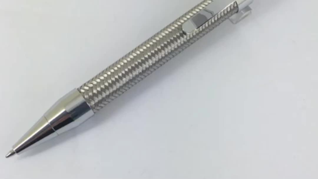 Acmecn Metal Pen Classical Style Stainless Steel Wire Braid Ball Pens ...