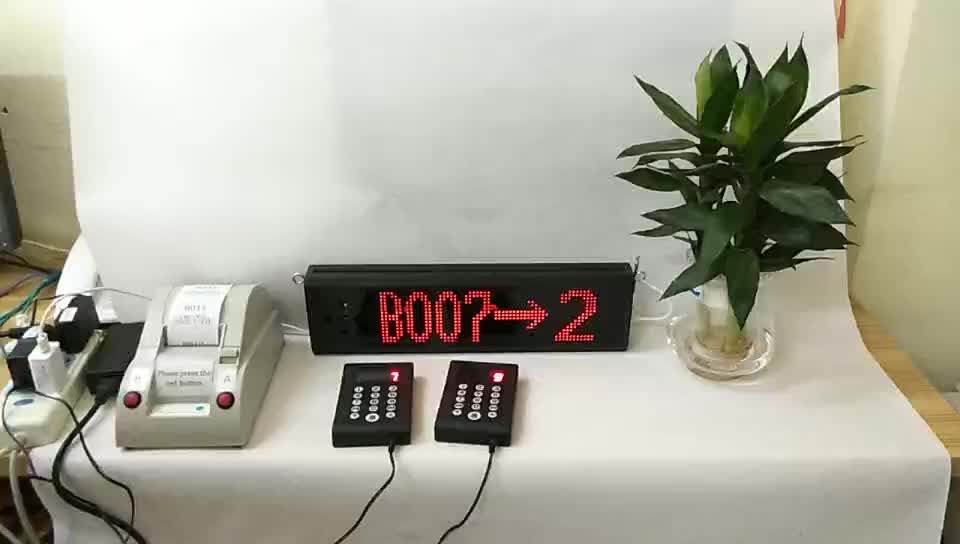 Cheap Button Ticket Number Printer With Keyboard Led Display,Counter ...