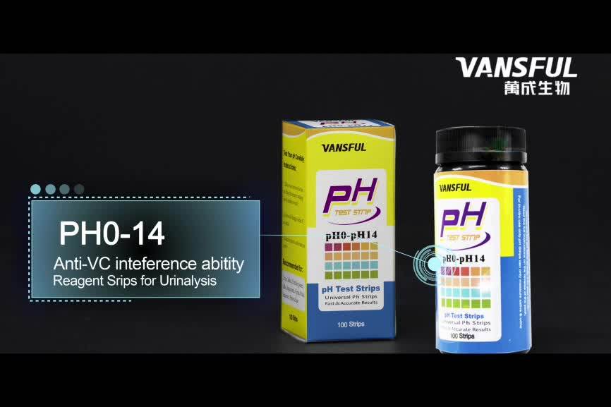 Ph Test Paper 100 Strips/box Precise Test Paper Strips Directly From ...