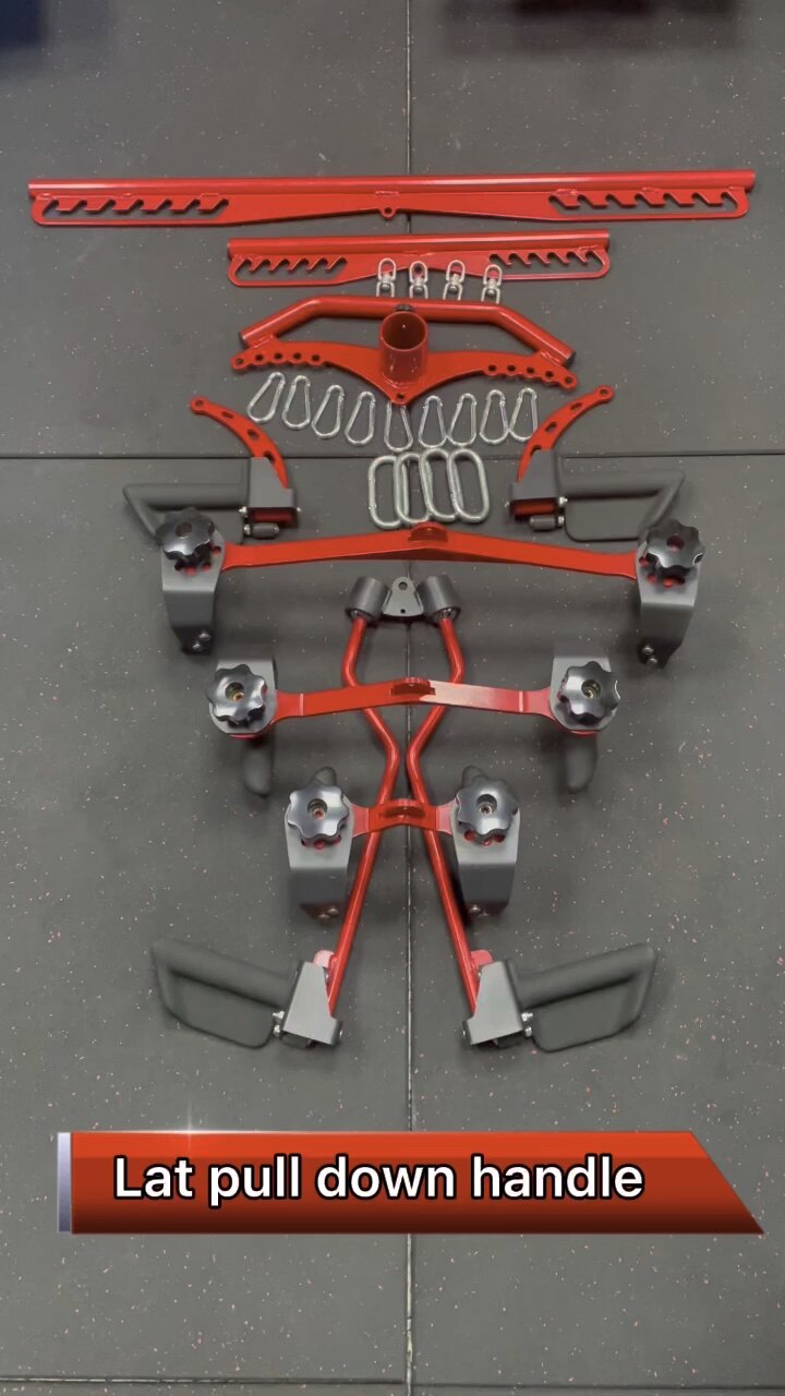 Strength Training Gym Lat Pull Down Bar Fitness Accessories Adjustable ...