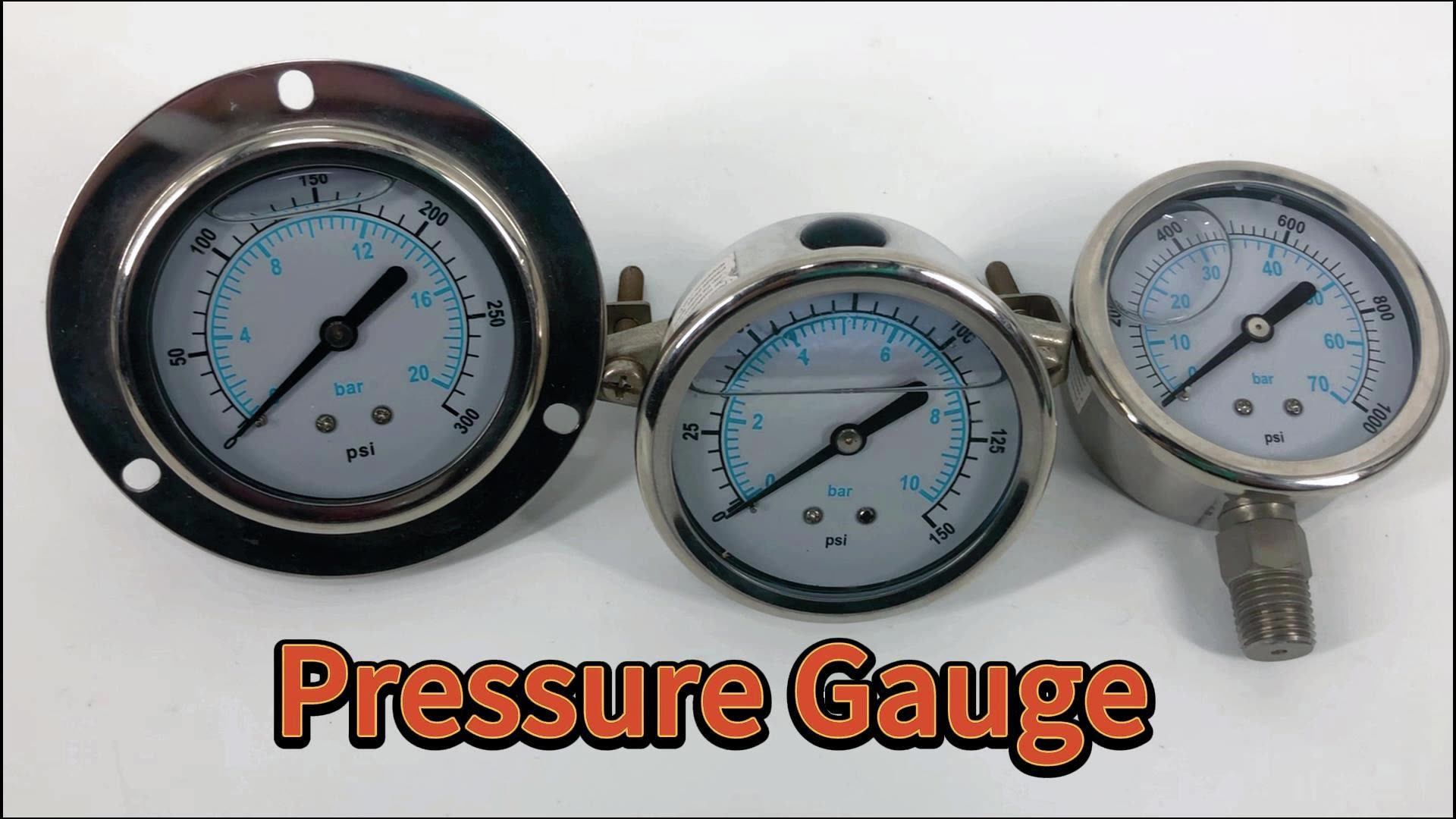 Stainless Steel Manometer High Anti-seismic Shockproof Digital Spring ...