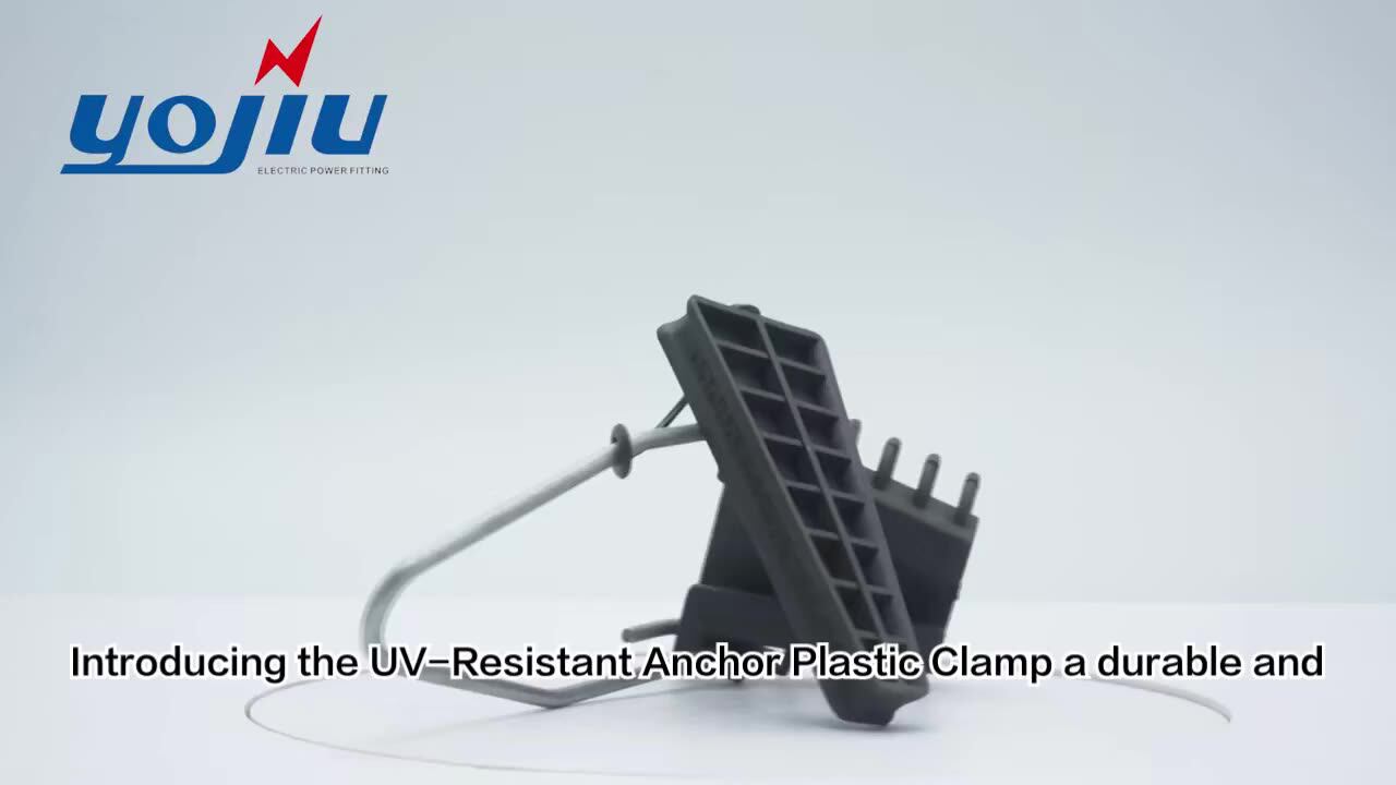 Uv-resistant Anchor Plastic Clamp For Outdoor Cable Fixation Power ...