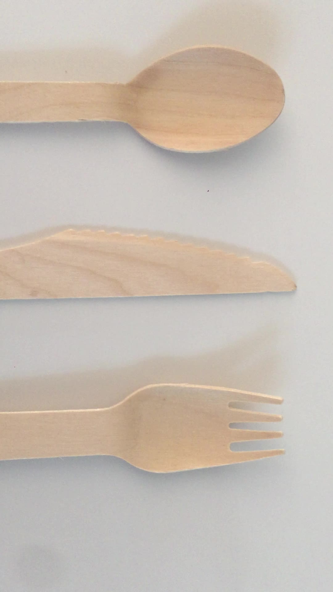 Biodegradable Eco-friendly Birch Wood Disposable Wooden Cutlery Set ... Biodegradable Eco-friendly Birch Wood Disposable Wooden Cutlery Set ...
