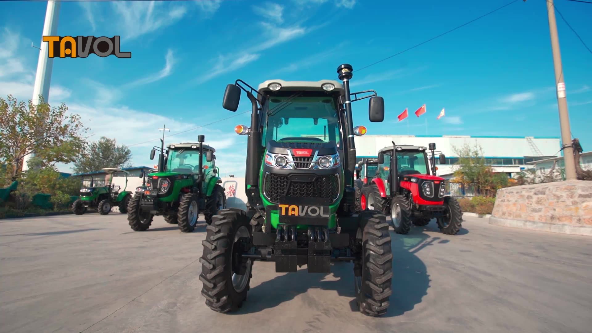 China Tavol Tractor 50hp 40hp 70hp 504 554 604 704 4wd Small ...