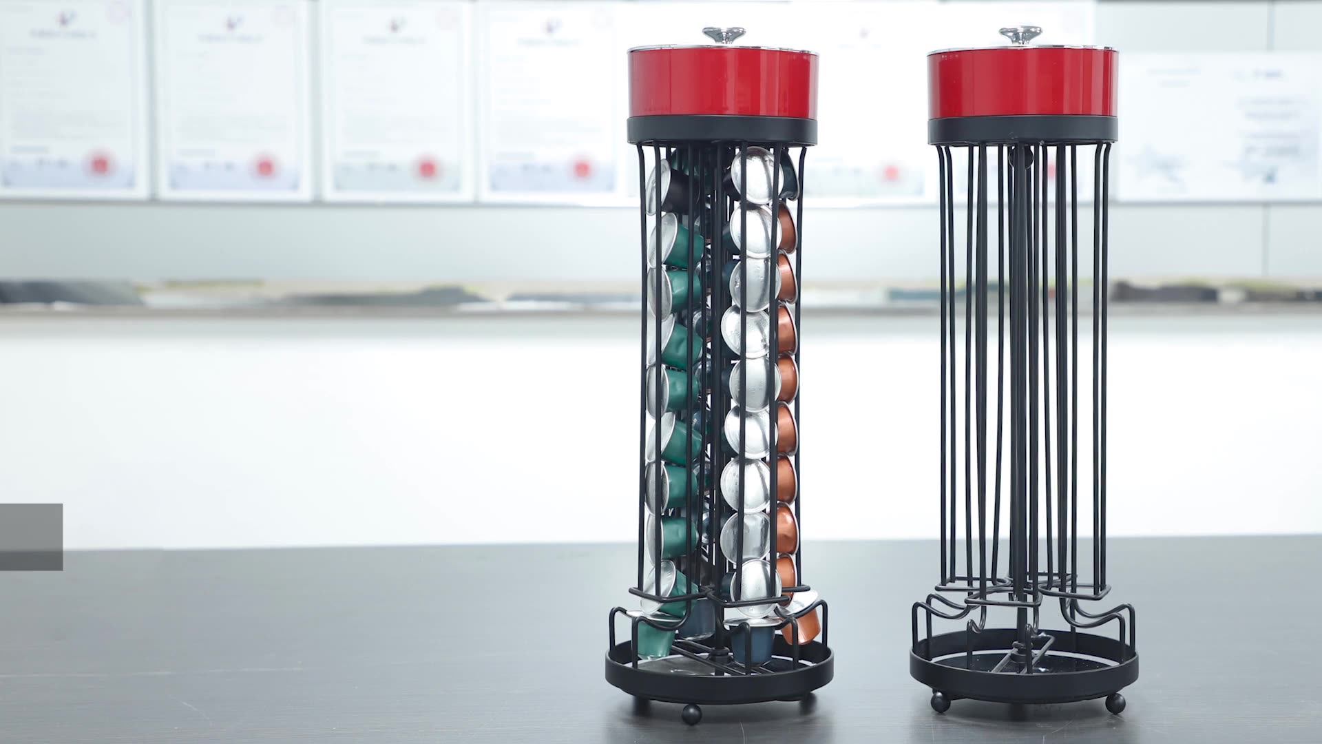 360 Degree Coffee Capsule Holder Nespresso With Sugar Can 40 Nespresso ...