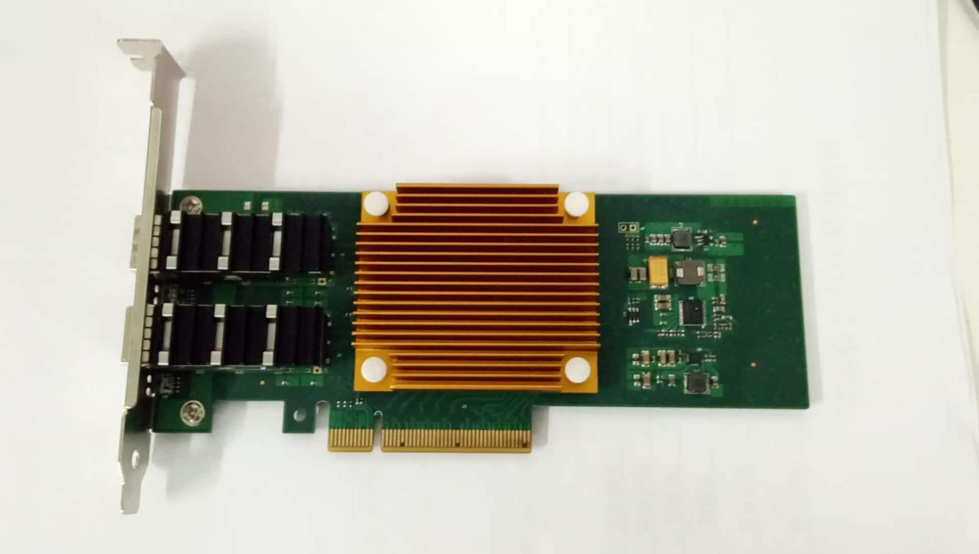 25gbps Nic Fiber Dual Ports Optical Network Card 25g Sfp28 Server ...