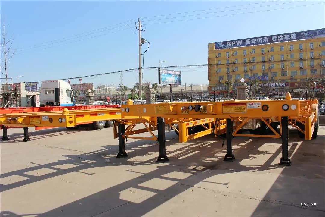 Suspensi Udara Fuwa As 40ft Skeletal Trailer Sasis Kontainer - Buy ...
