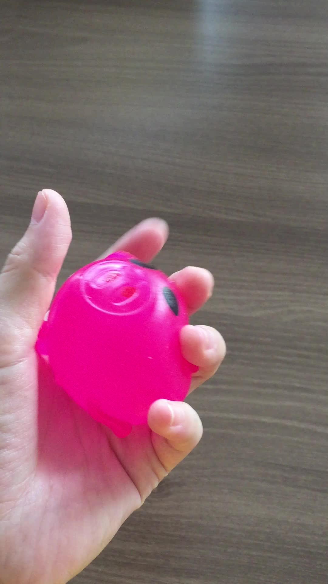 2019 Hot Selling Kawaii Pig Shaped Sticky Splat Balls Toys For Kids And ...