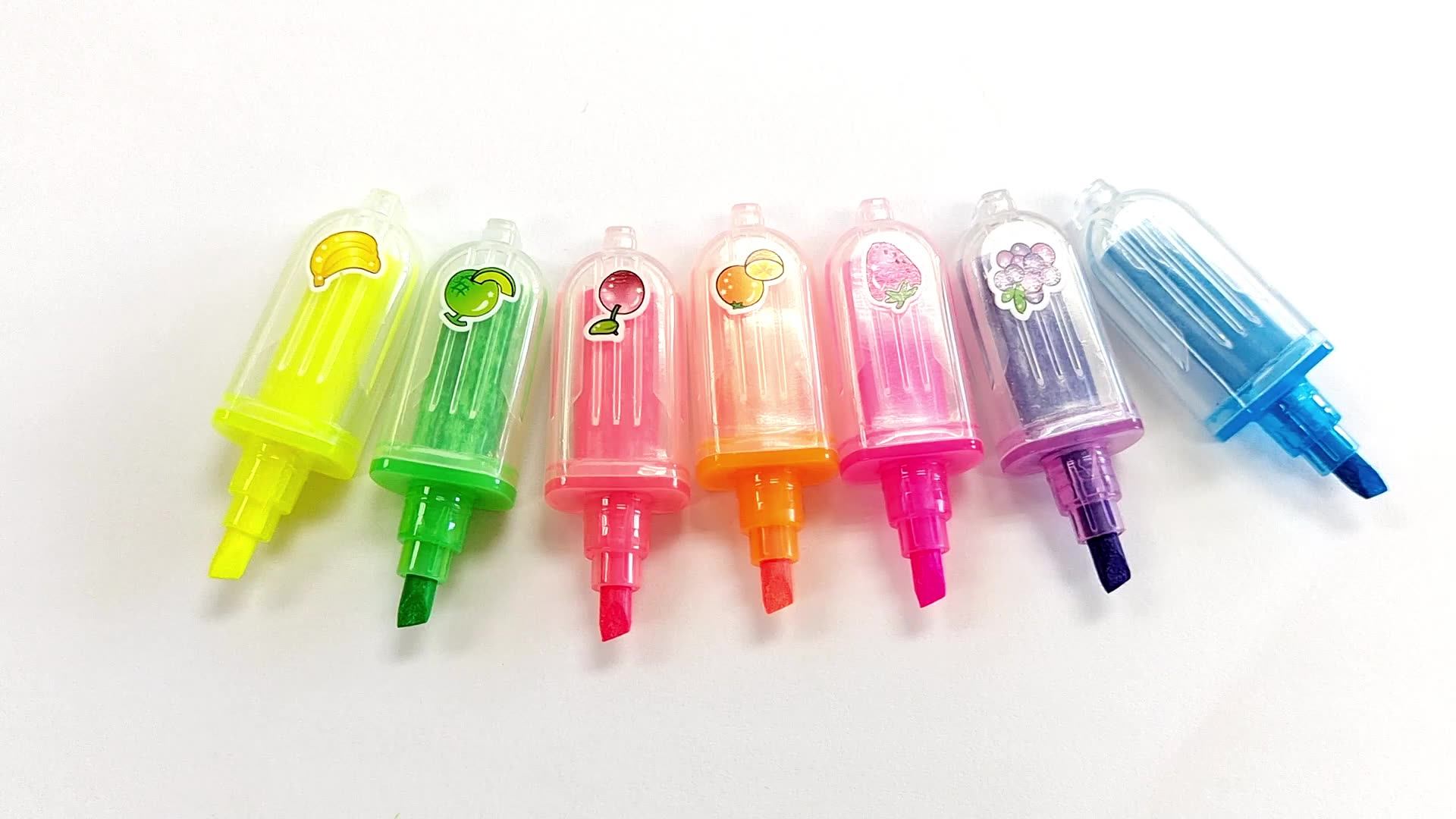 Sipa Fluorescent Macaroon Pastel Color Mini Cute Highlighter Marker Pen ...