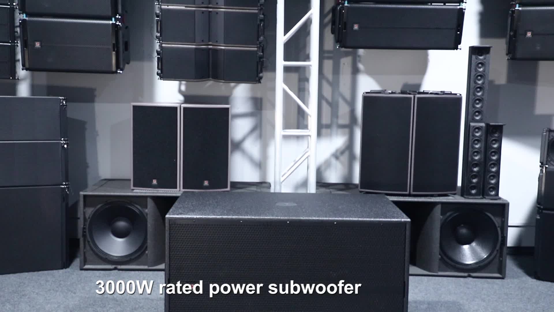 Factory Price Sub 9007 Double 21inch Subwoofer Passive Subwoofer Sound ...