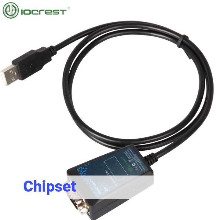 Iocrest 1m Usb To Serial Converter Usb 2.0 To Rs-232 Male (9-pin) Db9 Serial Cable With Ftdi 231 ...
