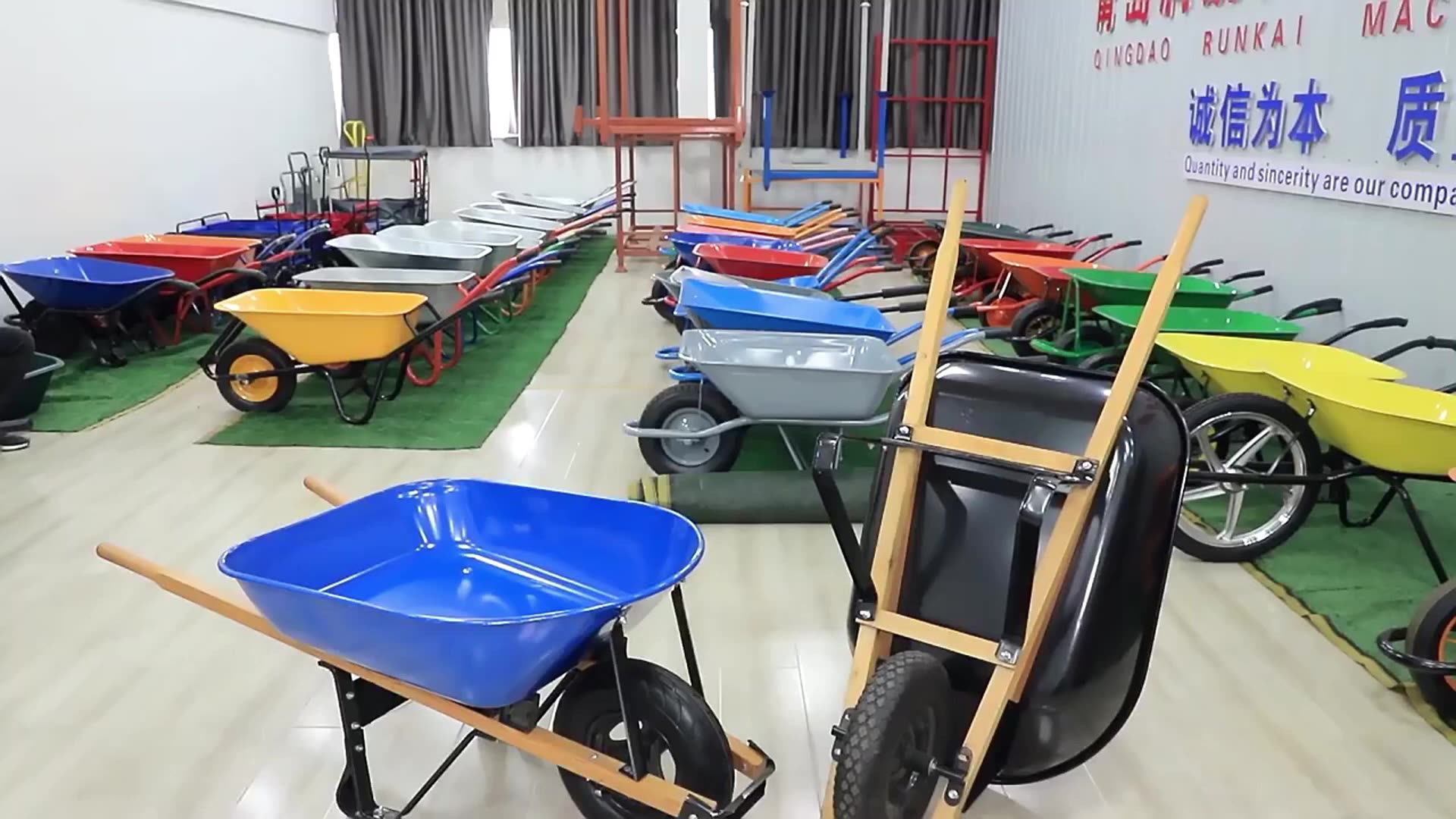 High Performance Cold Steel Sheet Garden Wheelbarrow For Russia And ...