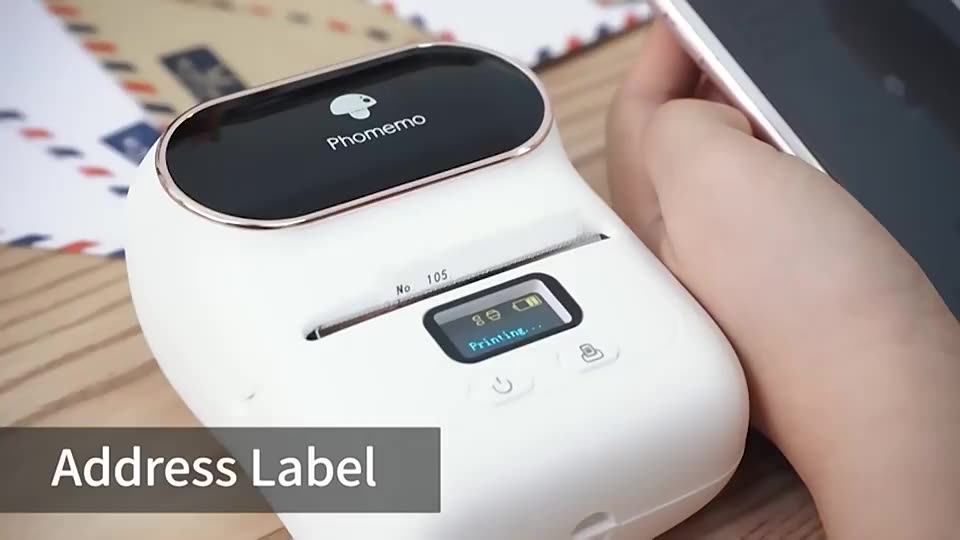 Phomemo M110 Supermarket Price Batch Qr Bar Code Label Printer Thermal Portable Handheld Printer ...