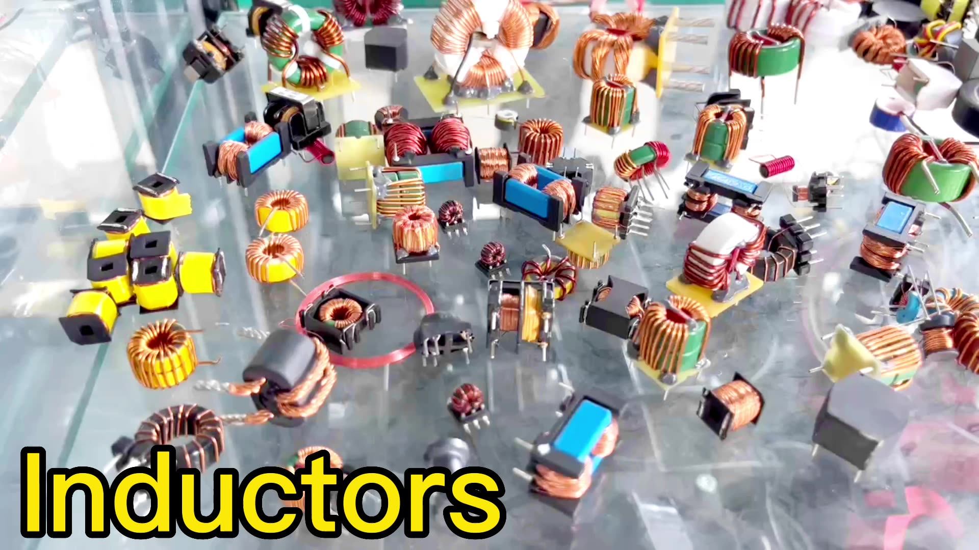 High Current High Power Toroidal Coil Inductor Flat Copper Wire Ferrite ...